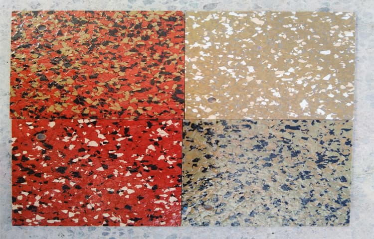 Epoxy Flake Flooring Sydney, decorative concrete over tile